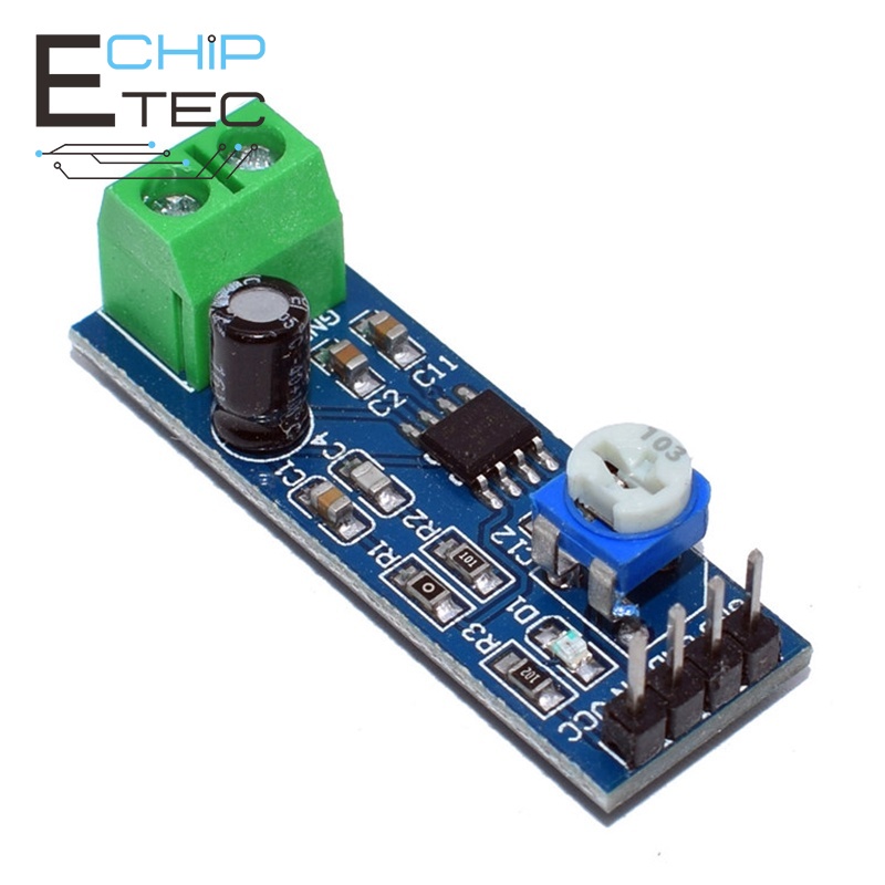 1PCS 5V-12V input LM386 Audio power amplifier module 200x Gain Power ...