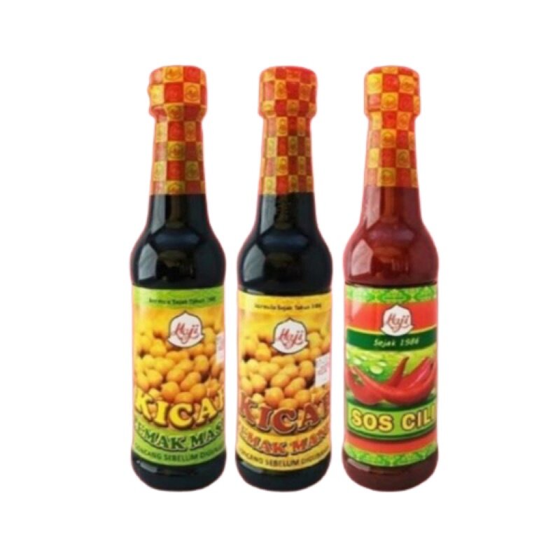Kicap Lemak Manis / Kicap Lemak Masin/ Sos Cili Haji Zainol Haji 340g ...