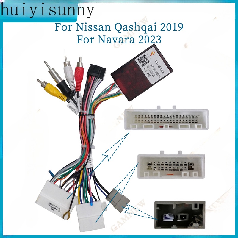 HYS Car 16pin Wiring Harness Adapter Canbus Box Decoder For Nissan ...