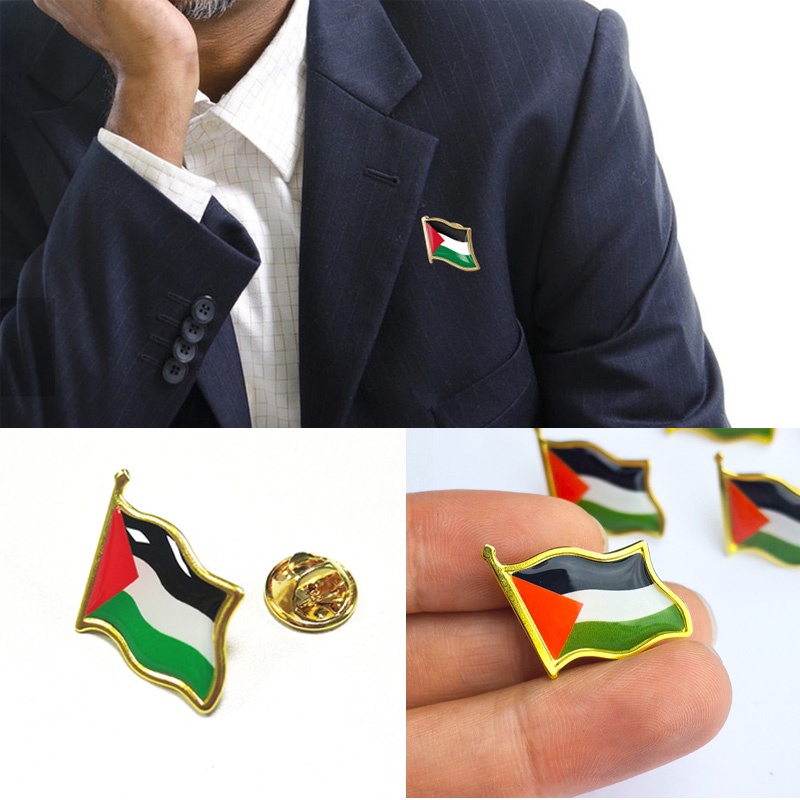 Palestine Palestinian Flag Pin Badge Lapel - Palestine National Enamel ...