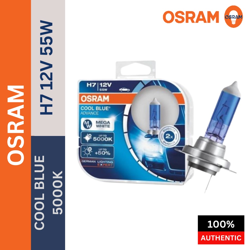 Genuine Osram Cool Blue Advance H7 Set | Shopee Malaysia