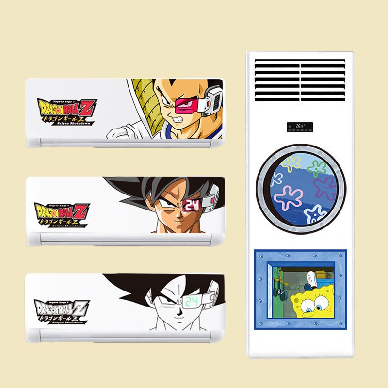 Cartoon Cartoon Anime Hanging Standing Cabinet Air Conditioning Sticker ...