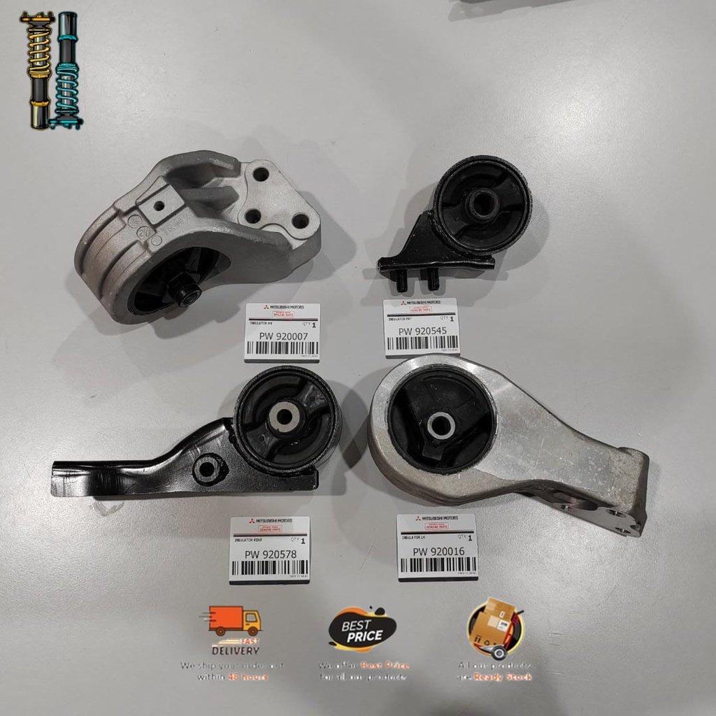 🚨MITSUBISHI JAPAN🚨 ENGINE MOUNTING SET - PROTON SAGA FLX 1.3 1.6 (1YEAR ...