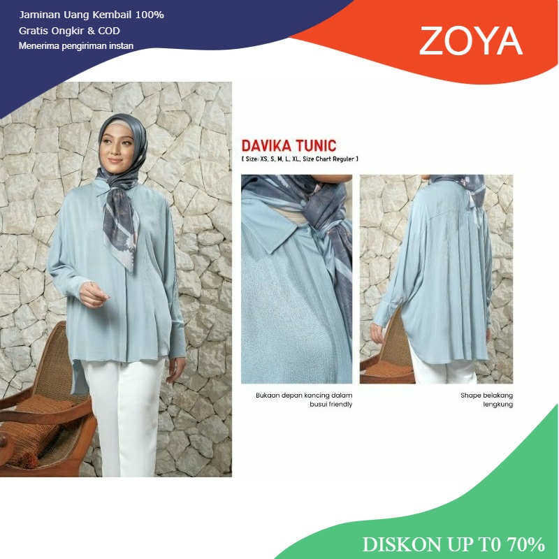 Zoya Devika Midi Dress - Muslim Women's Plain Tunic Top Friendly ...