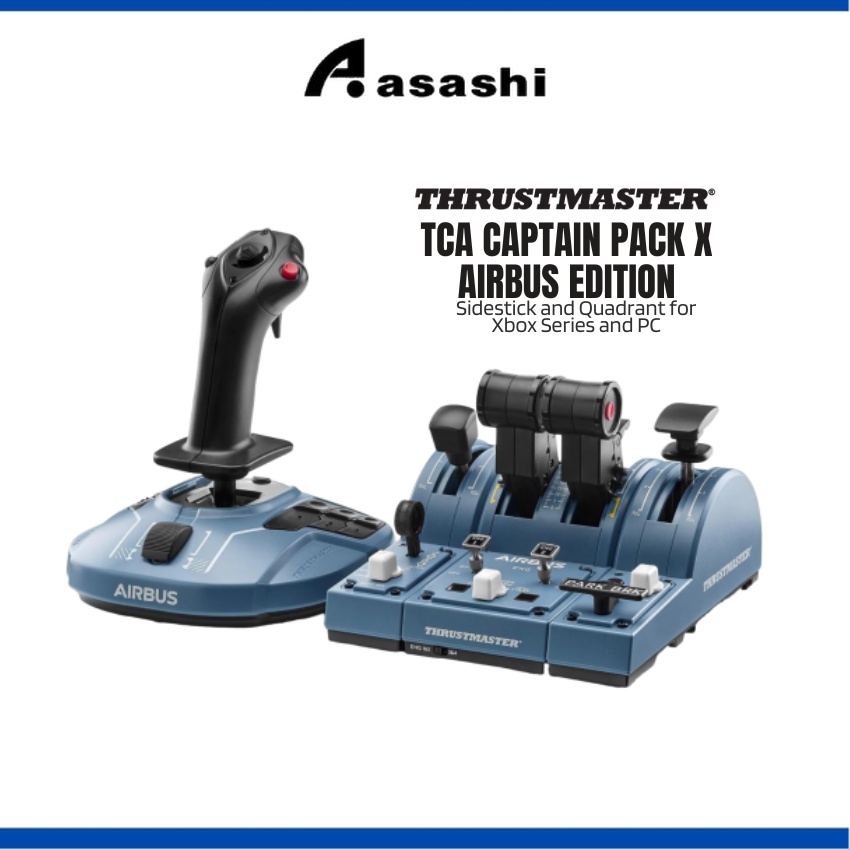 THRUSTMASTER TCA CAPTAIN PACK X AIRBUS EDITION SIDESTICK AND QUADRANT ...