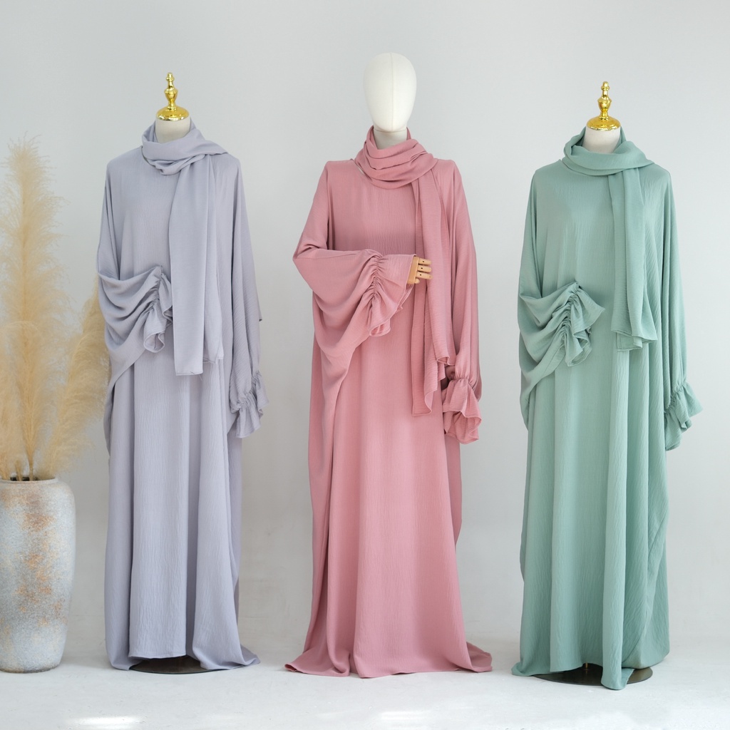Ramadan Dubai Abaya plain color maxi dress Islam Arab robe Women Wea ...