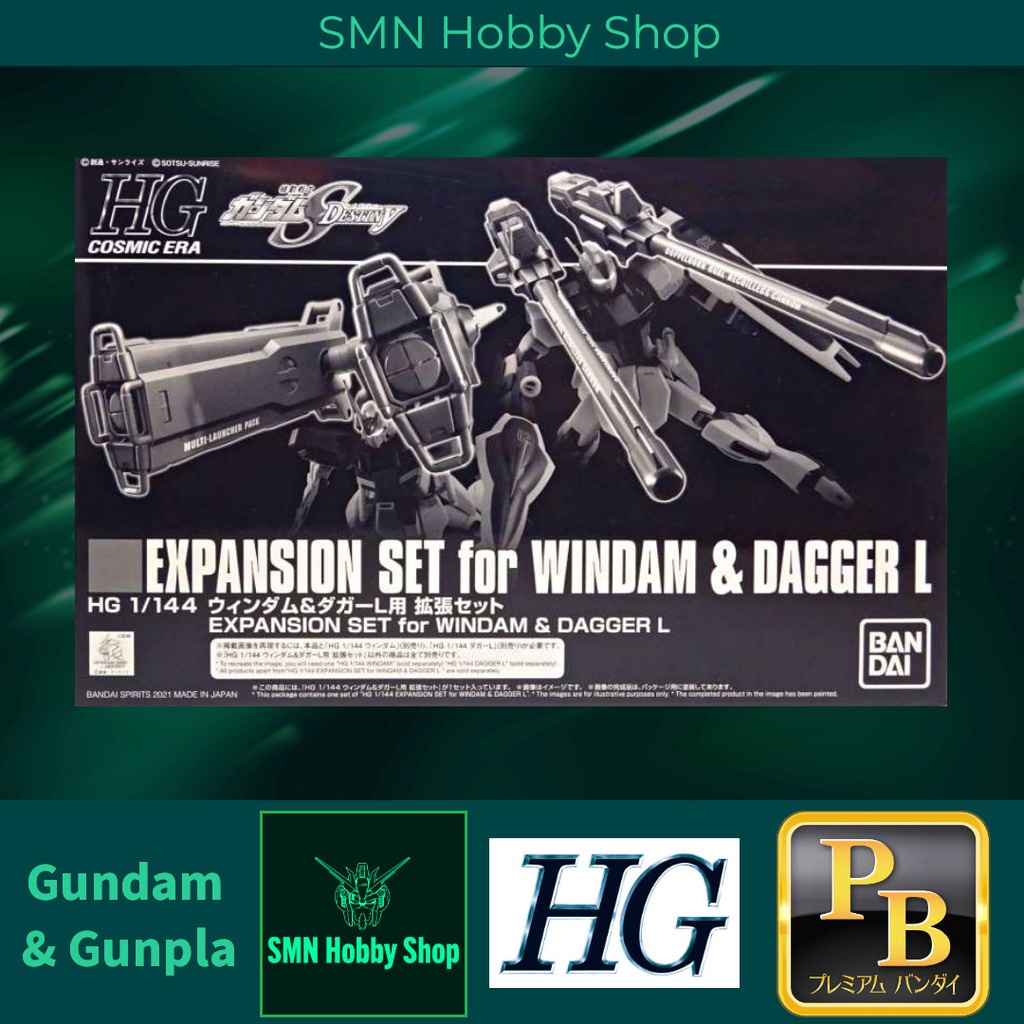HG 1/144 Expansion Part Set For Windam & Dagger L Addon Weapon ...