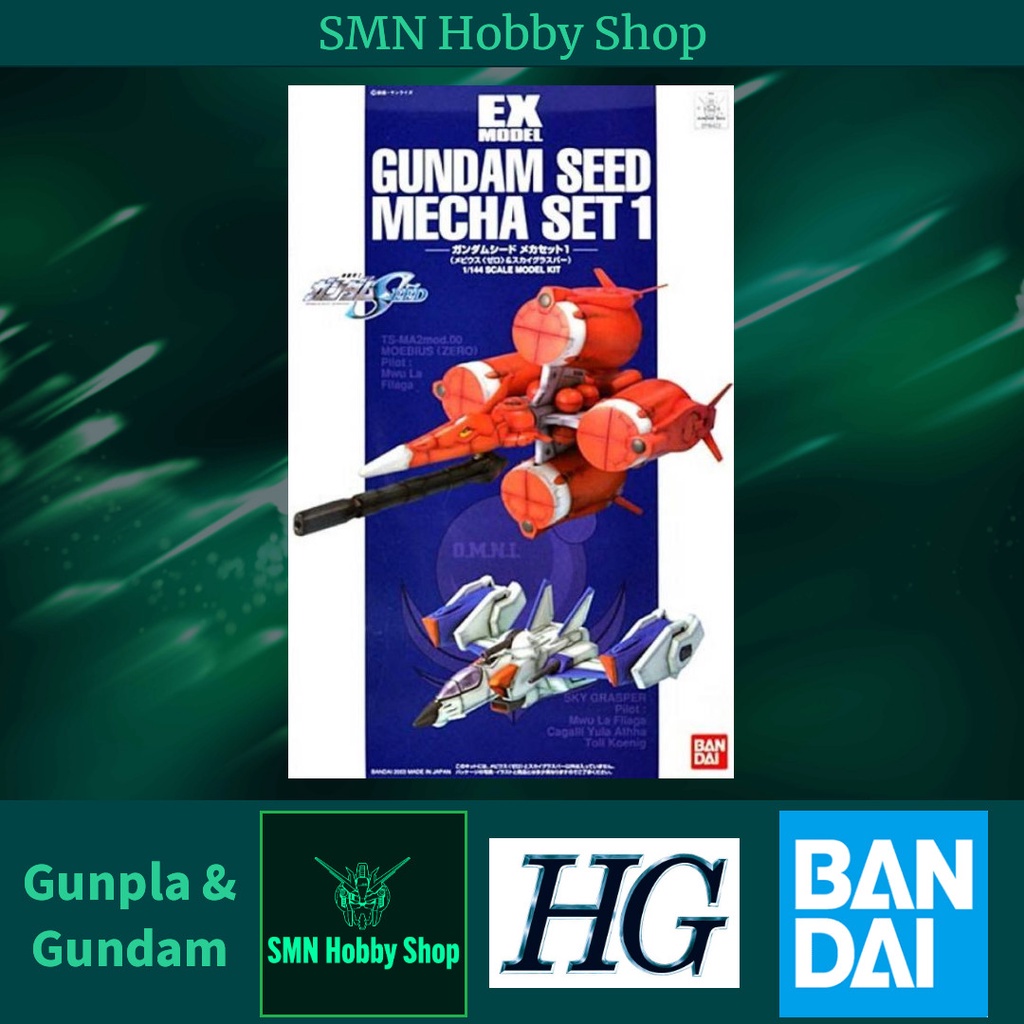 HG 1/144 Moebius Zero & Sky Grasper Mecha Set 1 EX-15 Gunpla Gundam ...