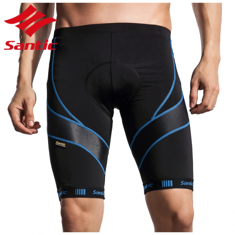 Santic Men Cycling Shorts Padded Men’s Bicycle Riding Pants Bike Biking Clothes Cycle Wear ...