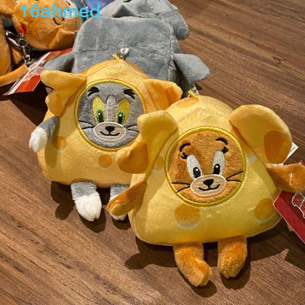 AHMED Cheese Tom and Jerry Key Chain, Backpack Charms Korean Style ...