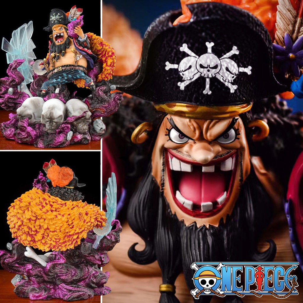 One Piece Model Marshall D Teach Black Mustache Spinning Work 15cm ...