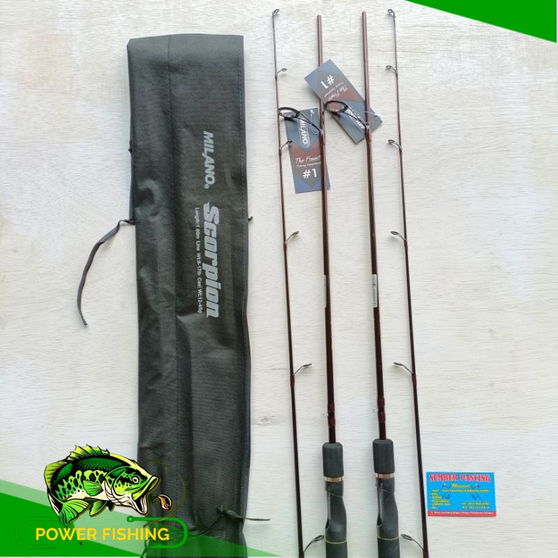 Milano Scorpion Fishing Rods 168cm And 180cm | Shopee Malaysia