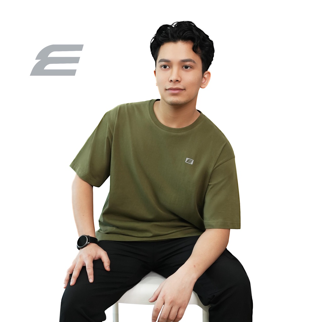 ELGINI Oversized Cotton Tee - Size S-XXL E16217 | Shopee Malaysia
