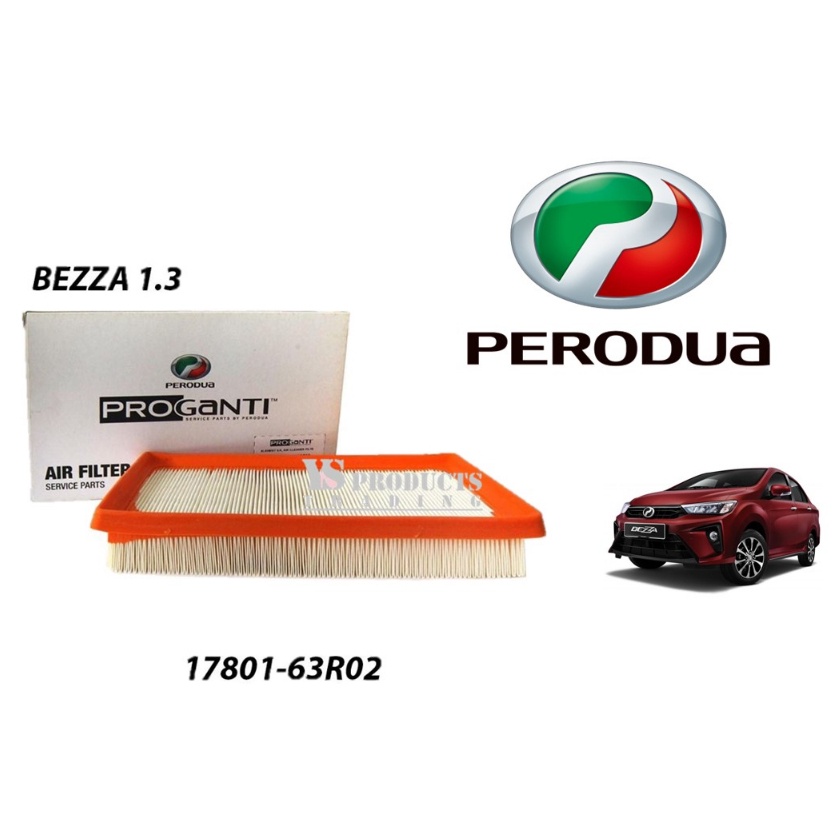 (100% Original) Perodua Engine Air Filter - Perodua Bezza 1.3 (17801 ...