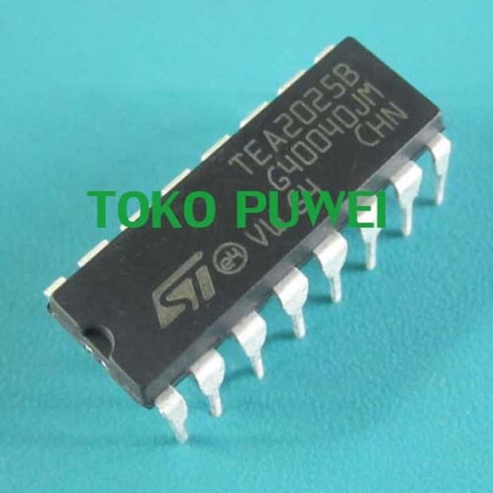 Unique TEA2025B TEA2025 Audio Amplifiers Stereo Audio Amp DIP 16pin IC -VS46 (10pcs) | Shopee ...