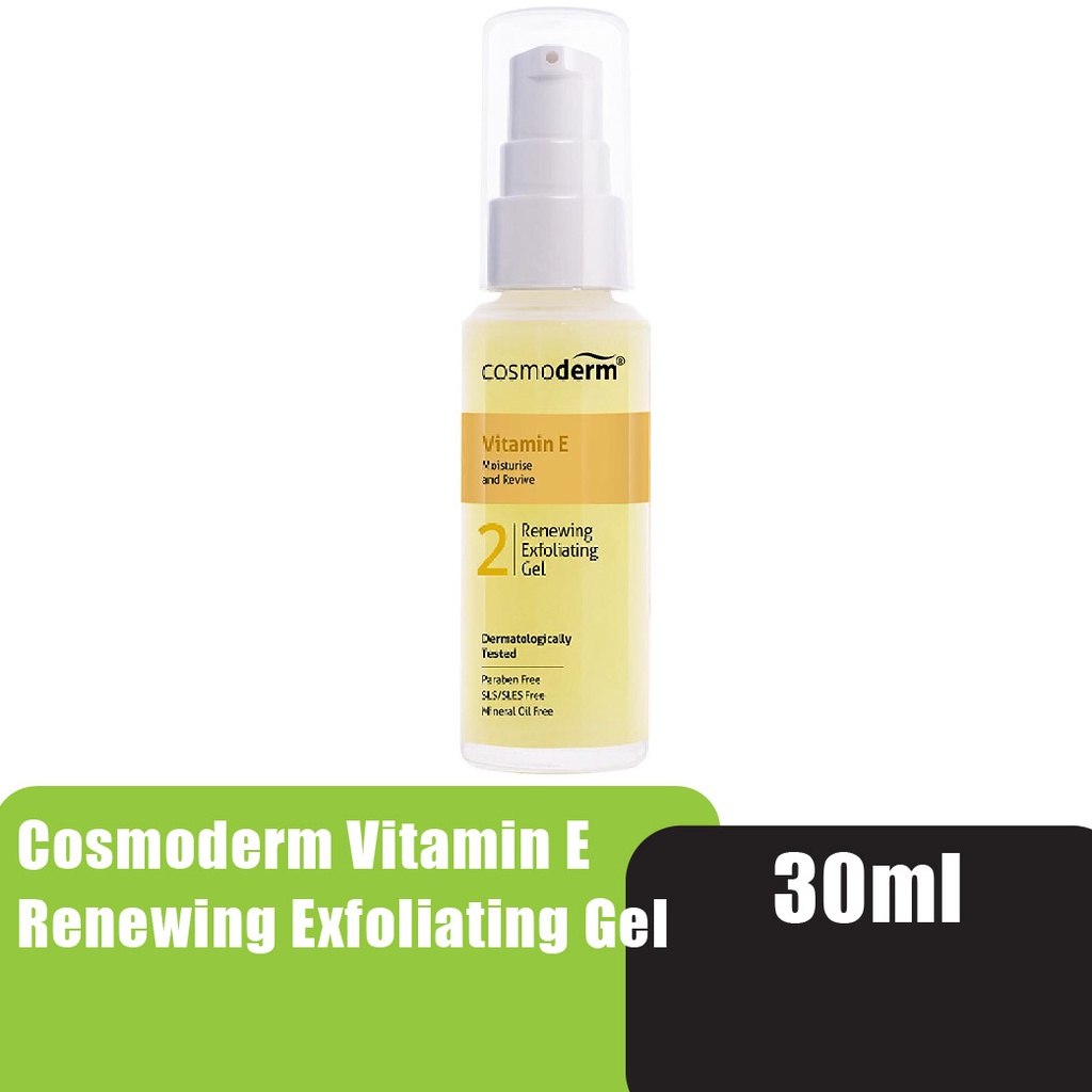 Cosmoderm Vitamin E Renewing Exfoliating Gel 30ml HMS Healthstore ...