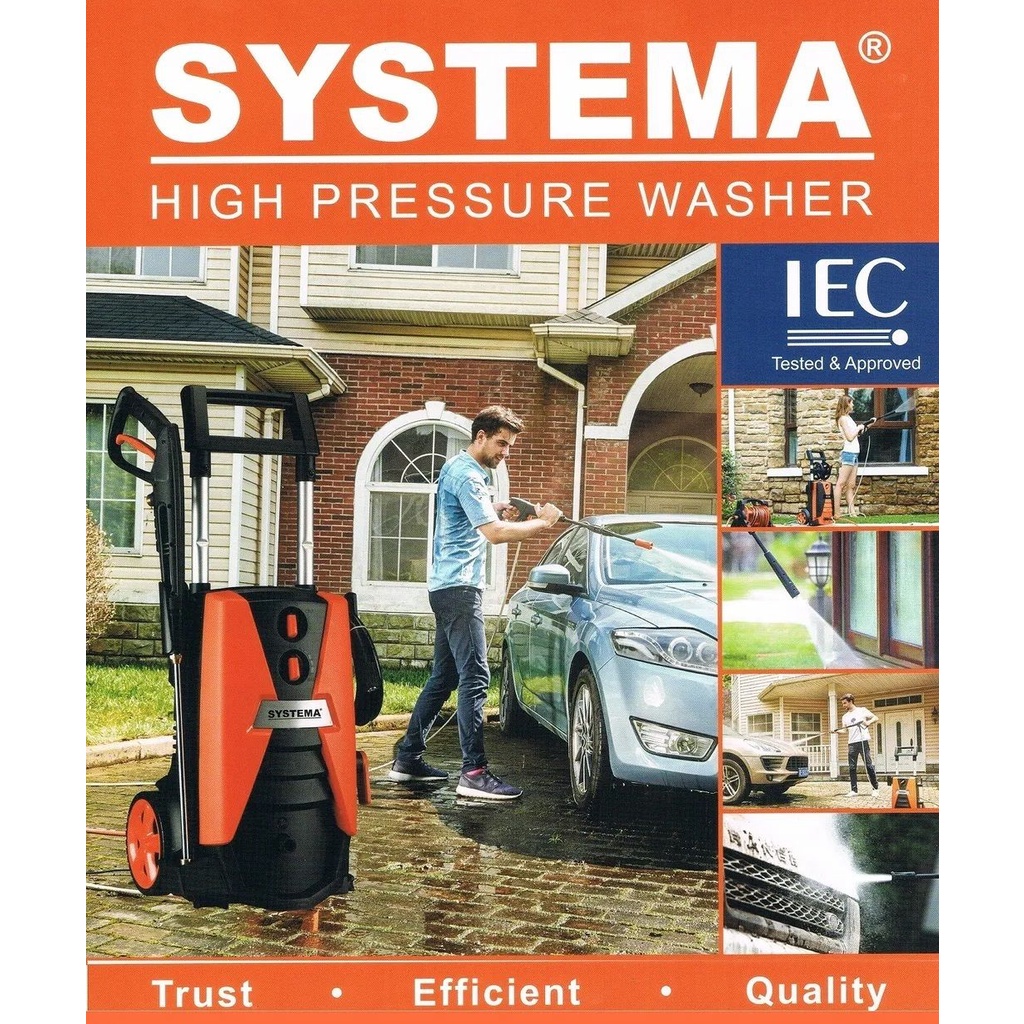 Systema SYS 170Bar 2500-watt Induction Commercial Pressure Cleaner ...