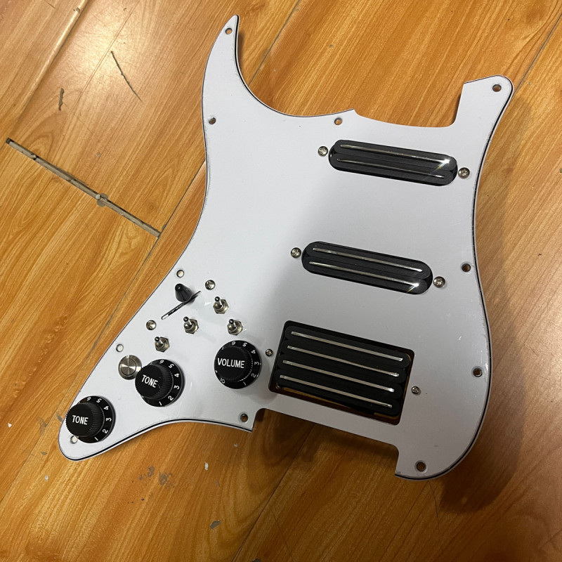 Left-handed Prewired Loaded Guitar Stratocaster Pickguard SSH Pick ...