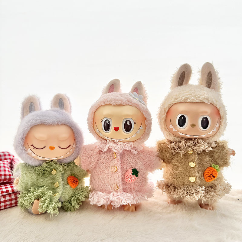 Only Clothes] 17cm 12th Generation Labubu Clothes Pendant Labubu ...