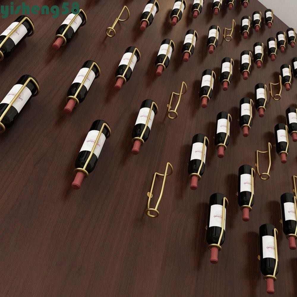 YISHENG Wine Display Holder, Easy Clean Simple Modern Wine Rack, Home ...