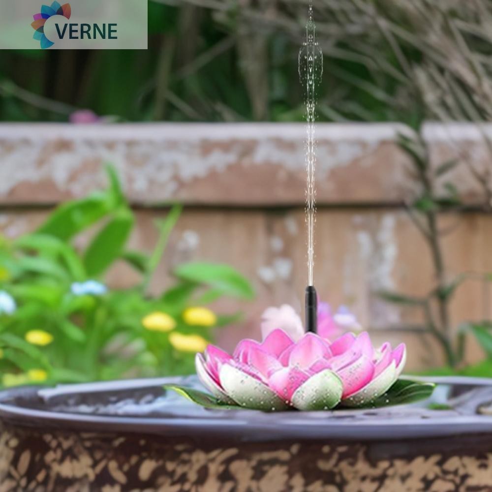 [Verne.my] Lotus Solar Water Fountain Brushless Pump Solar Powered ...