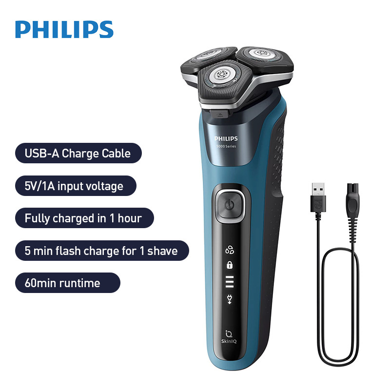 Philips Shaver S5880/20 Electric Shaver SkinIQ Tech Efficient Shaving ...