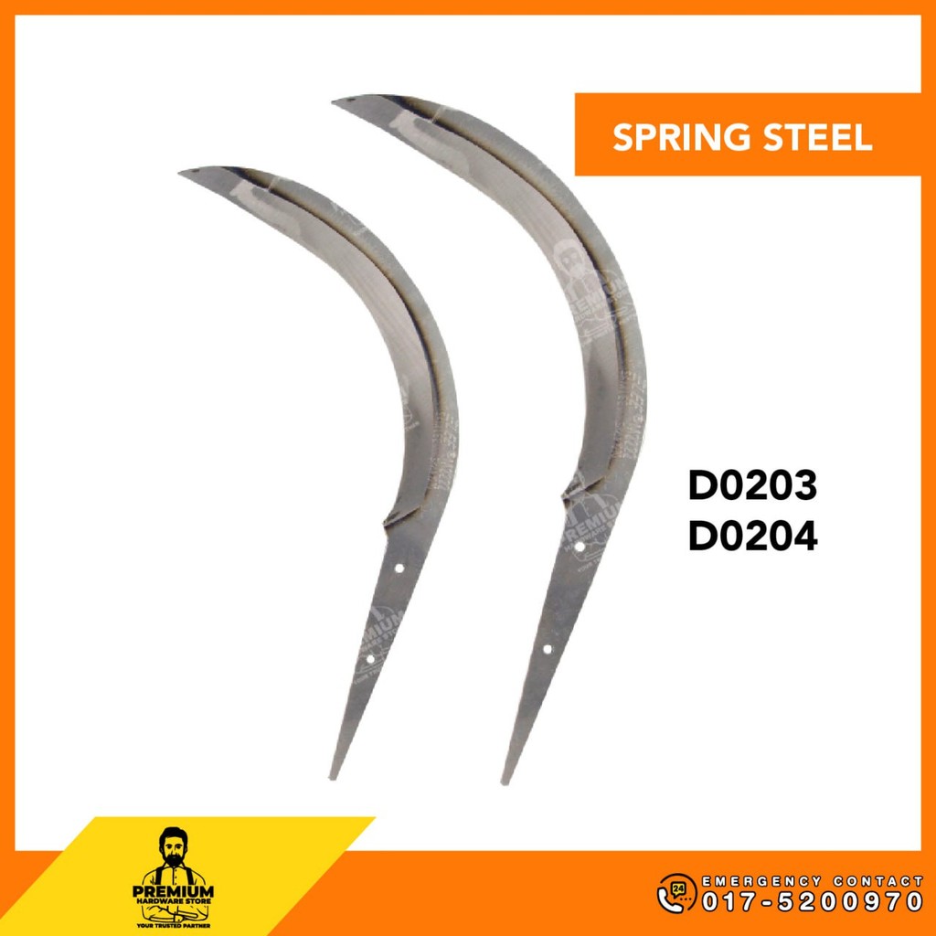 SAM LEE Large Coconut Sickle (Spring Steel) – Without Handle Sabit Kait ...