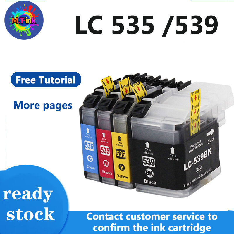 LC535 LC539 Ink LC535XL LC539XL Ink Cartridge For Brother DCP-J100 DCP ...