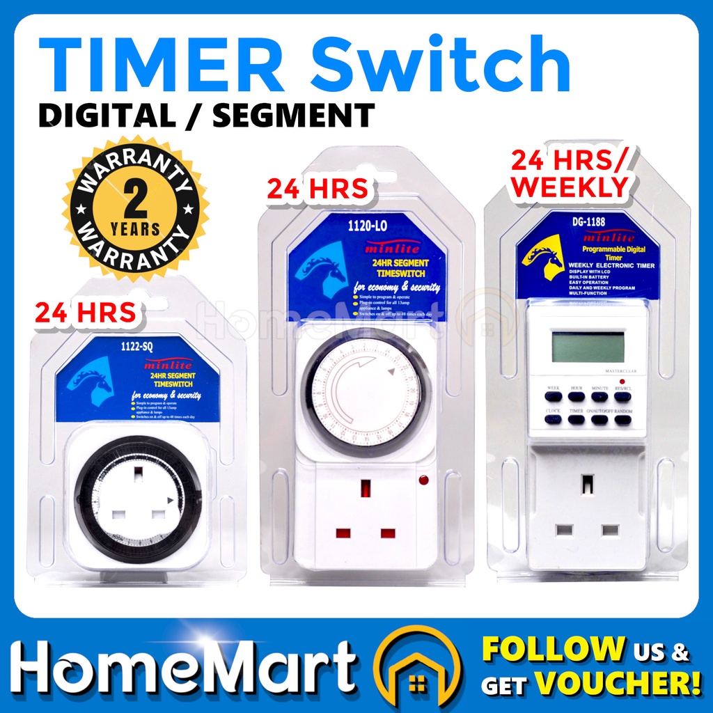 【premium】 Multi Programmer Timer 13a Socket Digital Timer 24hour Timer