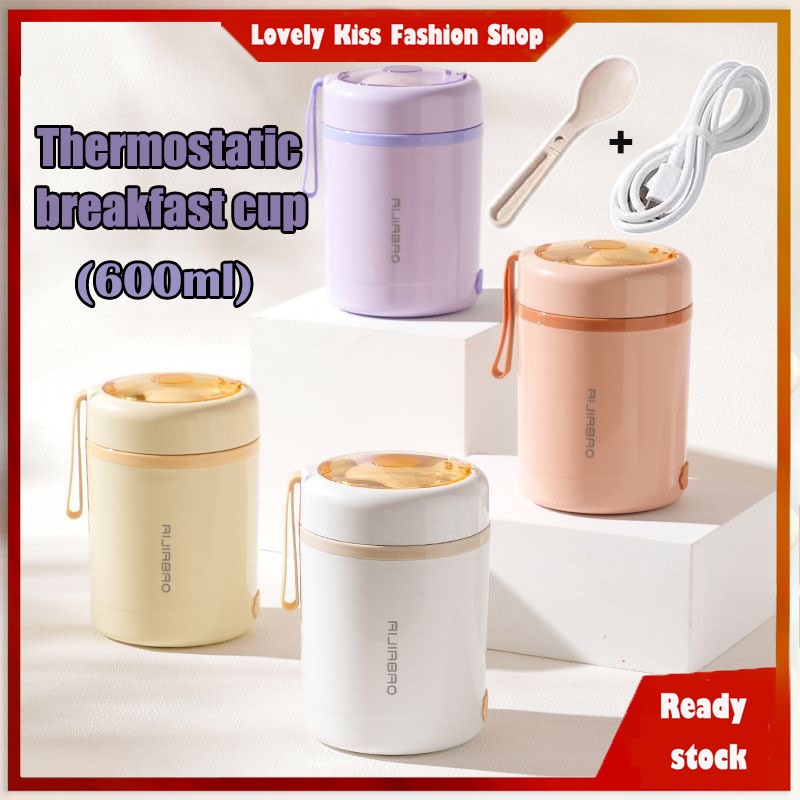 Constant Temperature Breakfast Cup 304 Stainless Steel Pluggable USB ...