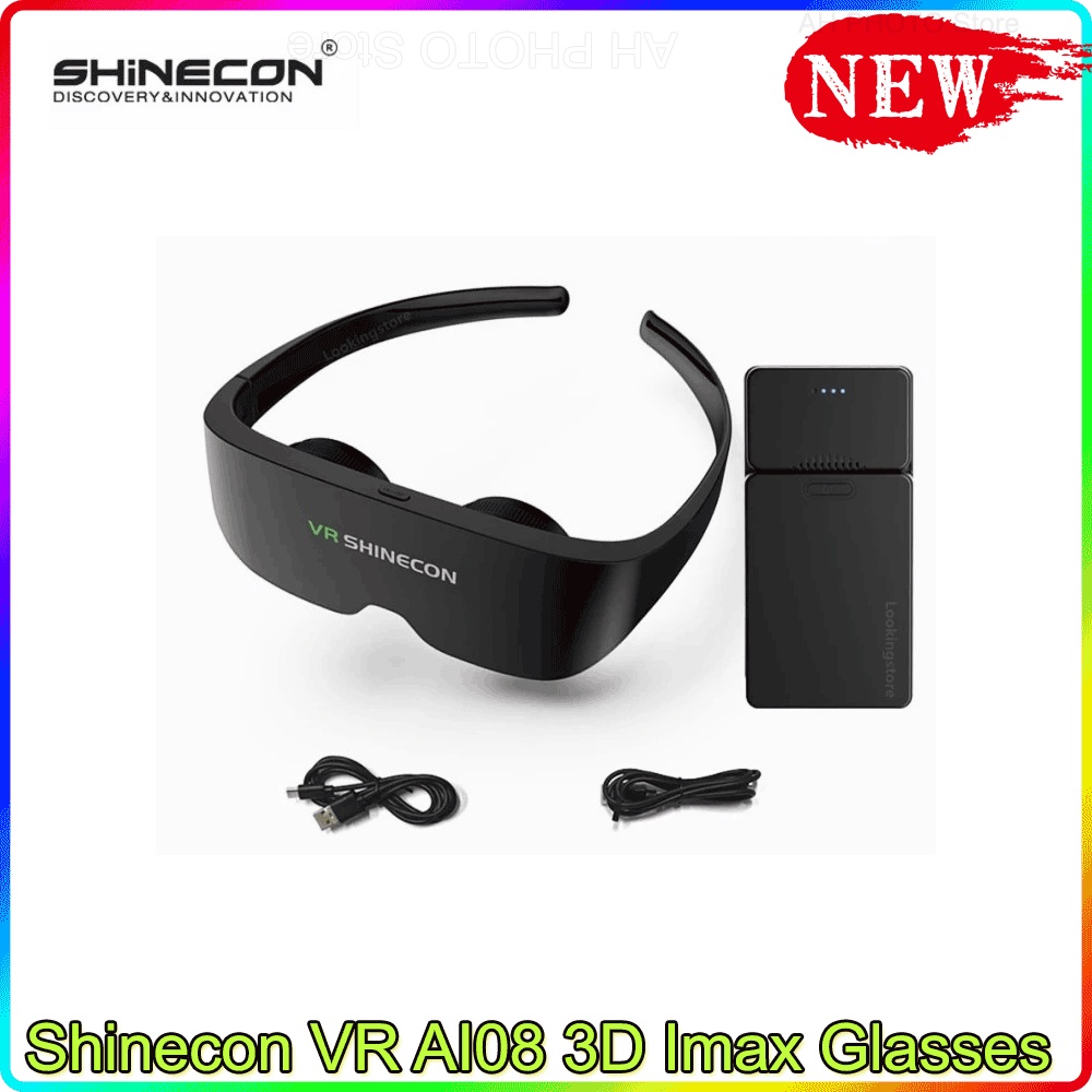 Shinecon VR AI08 3D Imax Glasses Wired Display Version SC-AI08 4K ...