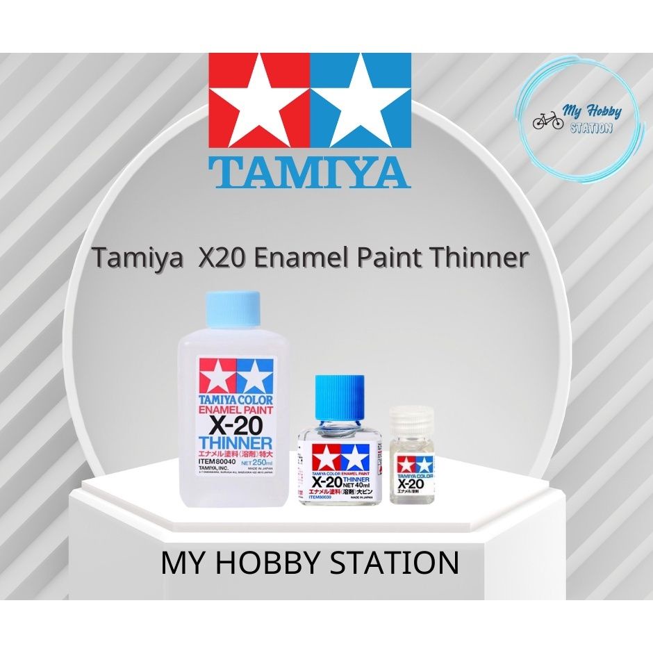 Tamiya X20 Enamel Paint Thinner 80030 40ML/250ML | Shopee Malaysia