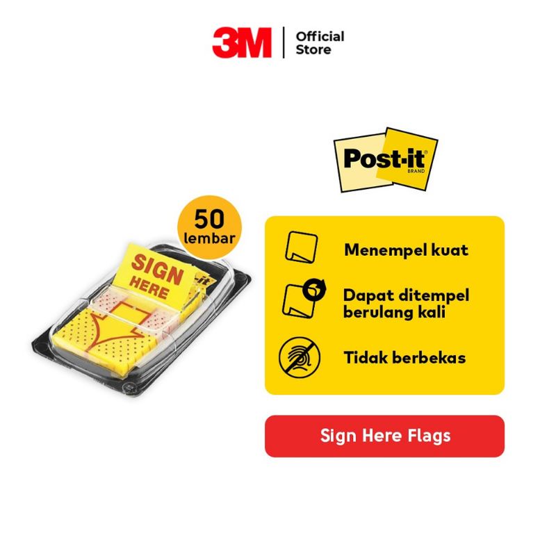 Pos-It 3M Signature Marker SIGN HERE 680-9 (1pcs) | Shopee Malaysia