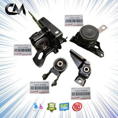 ENGINE MOUNTING SET TOYOTA - TOYOTA VIOS NCP93 2007-2013 (AUTO) FULLSET ...