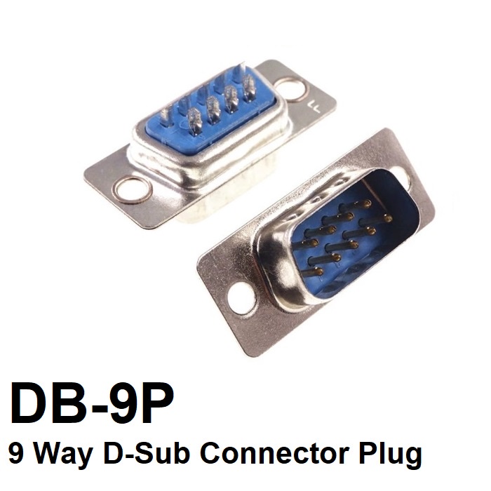 DB-9P 9 Way D-Sub Plug Connector | Shopee Malaysia