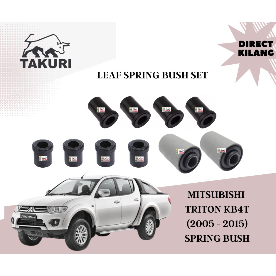 Takuri Mitsubishi Triton 4WD KB4T Leaf Spring Bushing (1SET) | Shopee ...