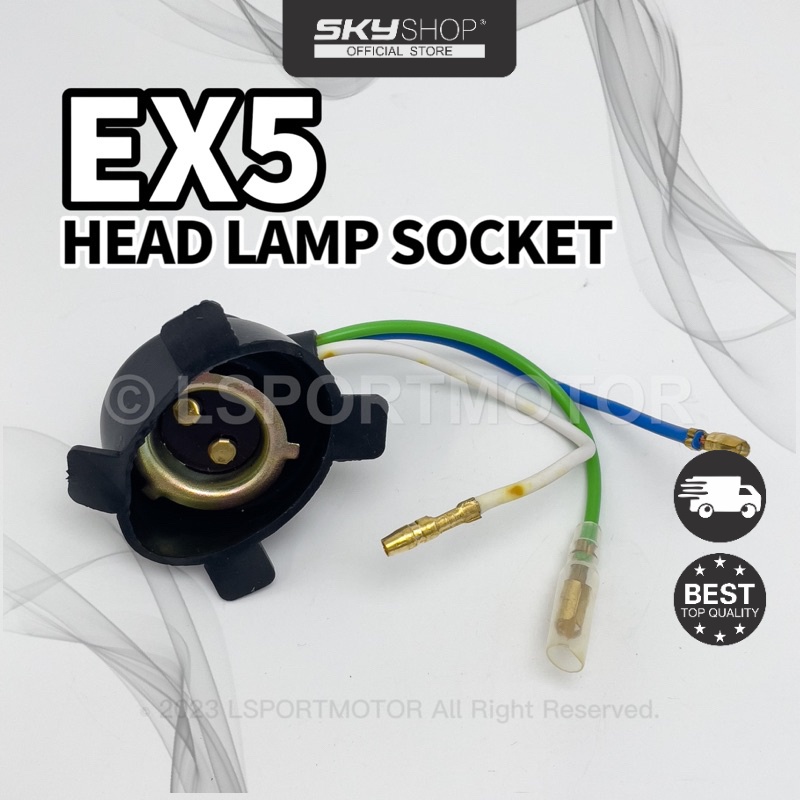 HONDA EX5 HEAD LAMP SOCKET FRONT DEPAN LAMPU KEPALA SOCKET WIRE WIRING ...