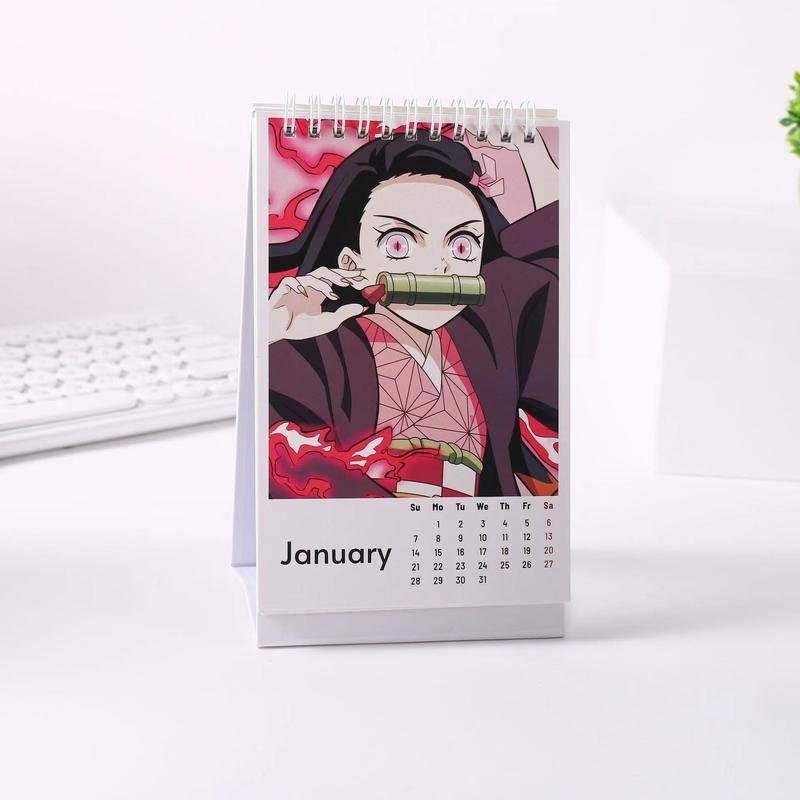 2024 Demon Slayer kimetsu no yaiba Desk Calendars Anime SPYxFAMILY Anya ...