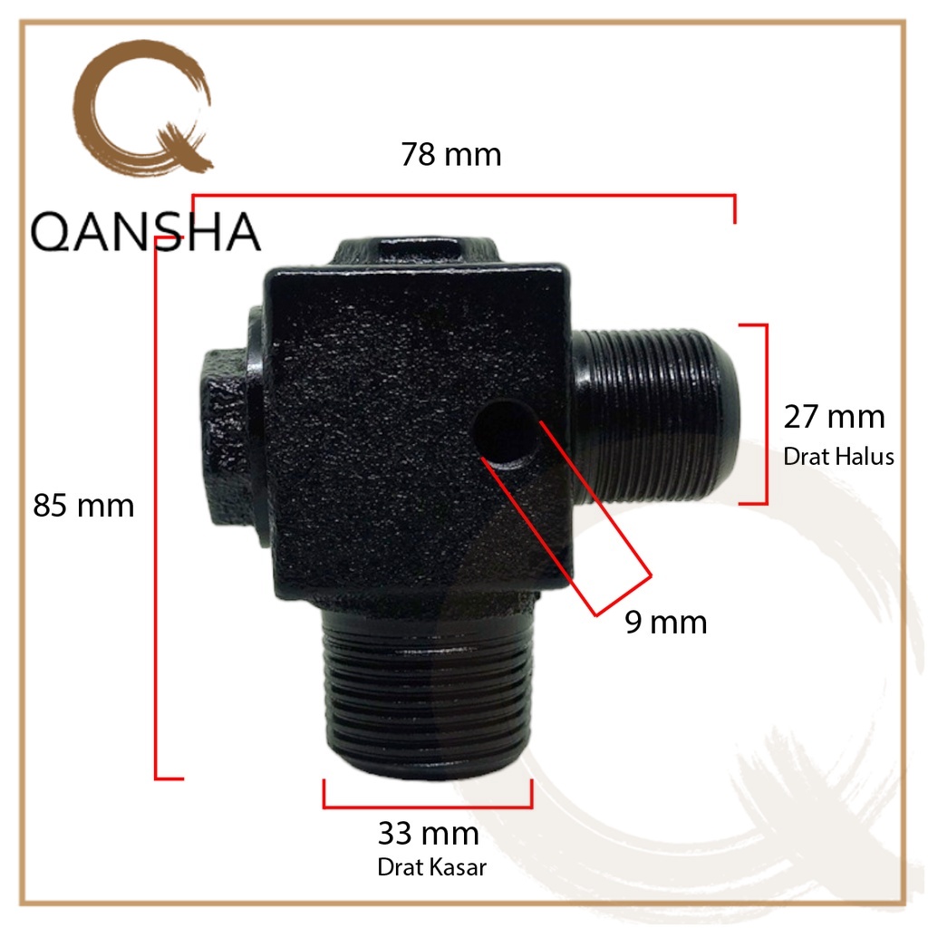 Check Valve One Way Valve One Way Air Compressor 3-5 hp Box Model 33 mm ...
