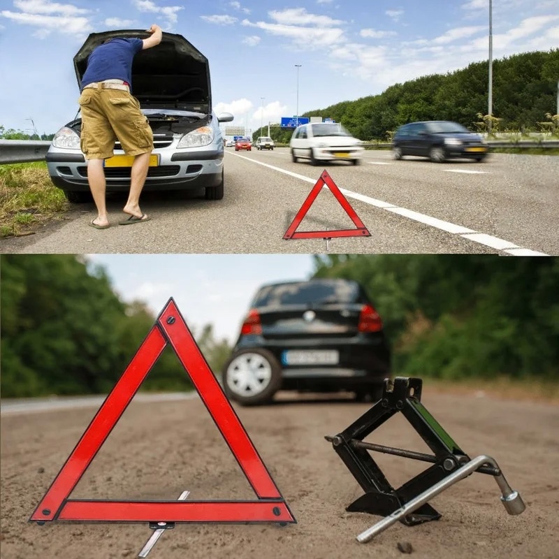 Car Early Warning Device Triangle Sign Vehicle Emergency Breakdown ...