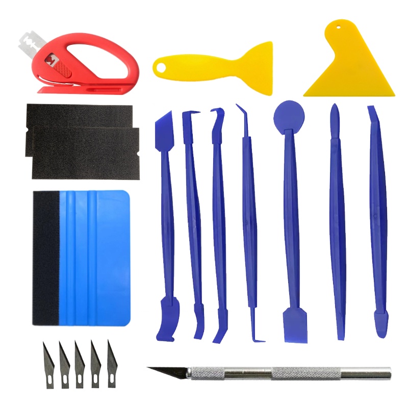 19Pcs/10Pcs Car Wrapping Vinyl Tool Kit Window Film Tint Tools Car Wrap ...