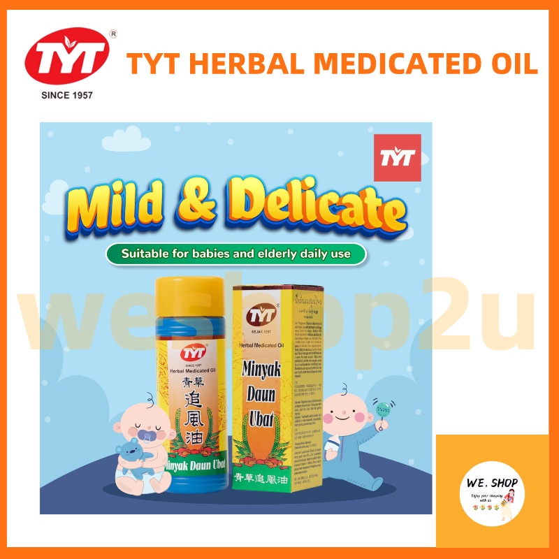 READY STOCK!!!TYT Herbal Medicated Oil 100ml/50ml/86ml/42ml(Minyak TYT ...