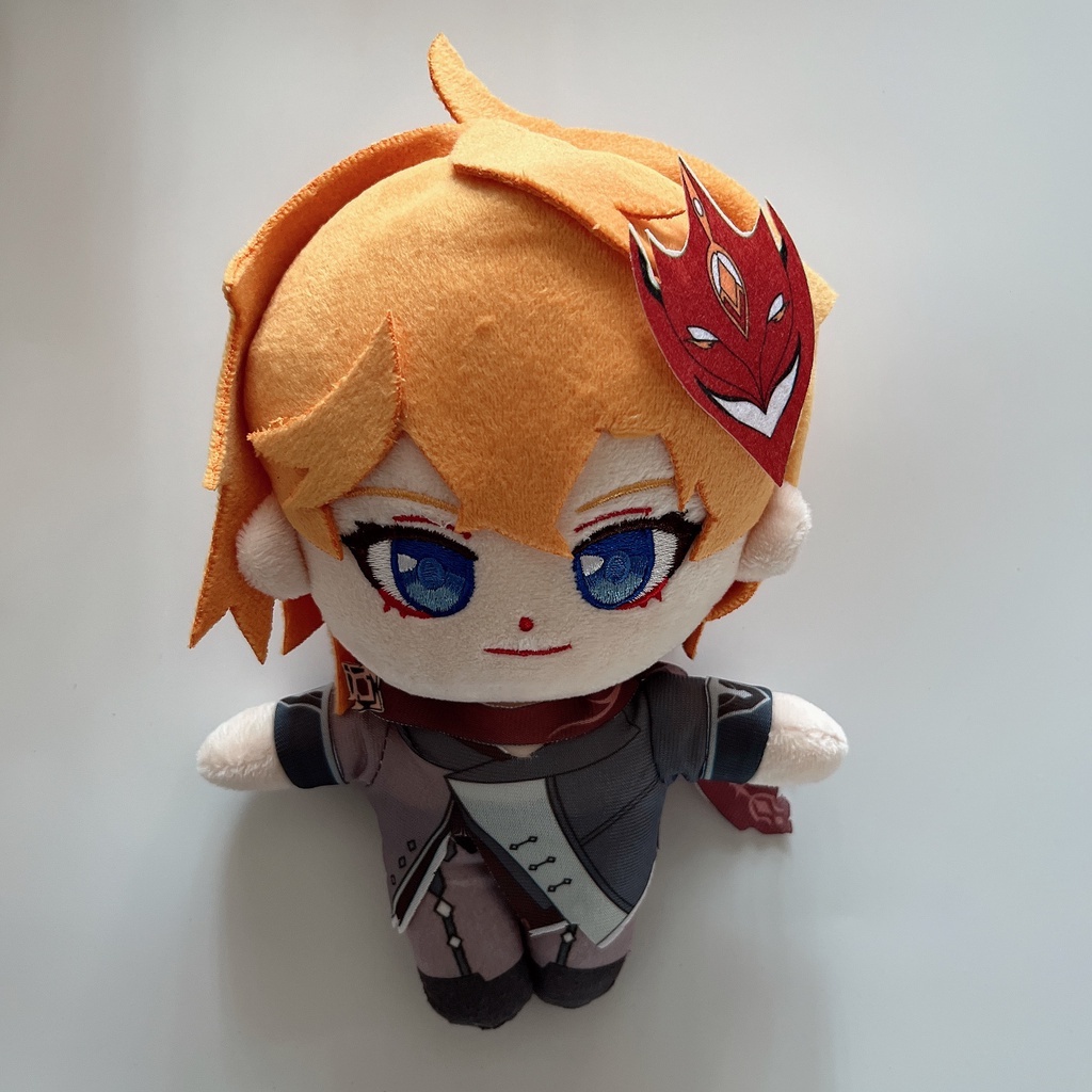20cm Genshin Impact Stuffed Doll Lyney Noelle Kazuha Amber xiao Plush ...