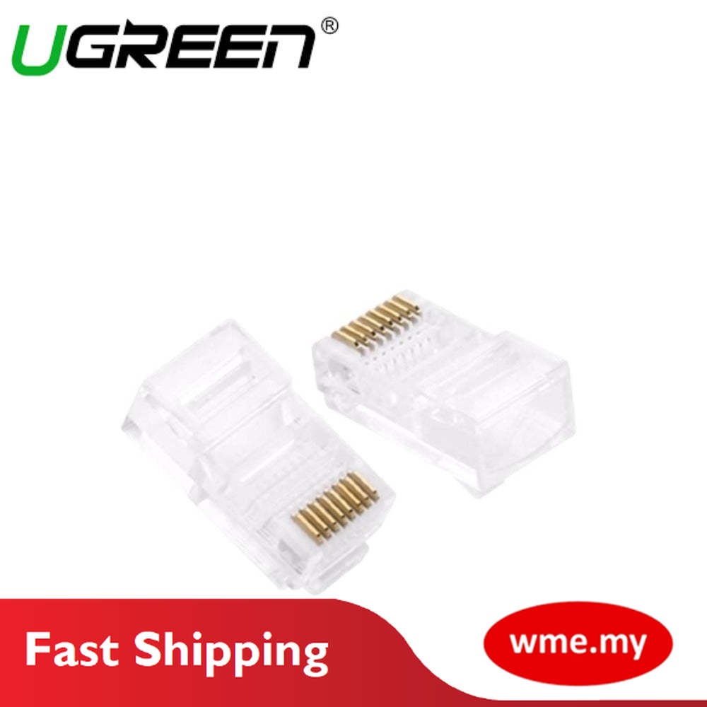 UGREEN CAT 5 UTP RJ45 CONNECTOR (1PC) UTP UNSHIELDED MODULAR PLUGS ...