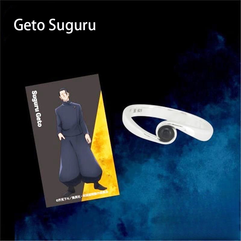 Anime Jujutsu Kaisen Rings Satoru Gojo Geto Suguru Fushiguro Toji Metal ...