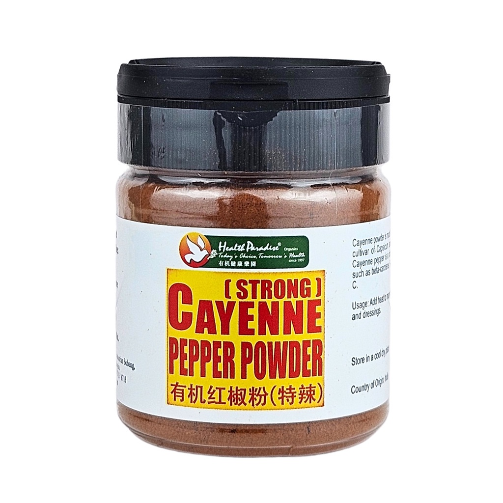 Health Paradise Organic Cayenne Strong Pepper Powder (130g/Bottle ...