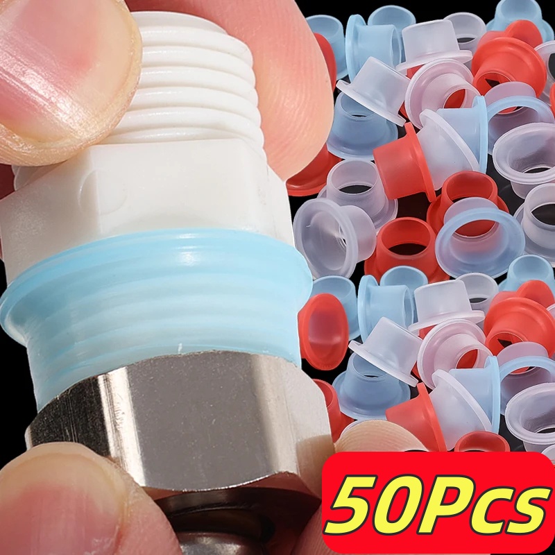 10/20/50PCS Silicone Faucet Sealing Gaskets Prevent Dripping Leak-proof ...