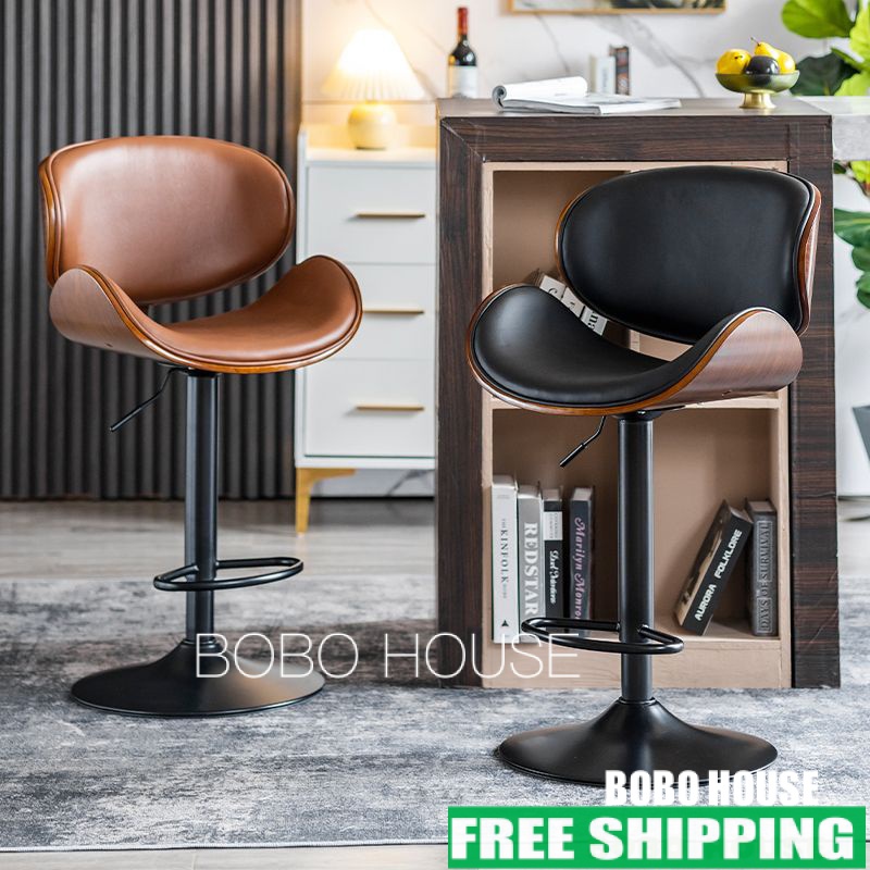 European Style Bar Chair Lifting Rotating Bar Chair Top grade Light ...
