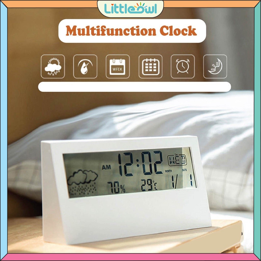 Multifunction Digital Clock Table Jam Digital Meja | Shopee Malaysia