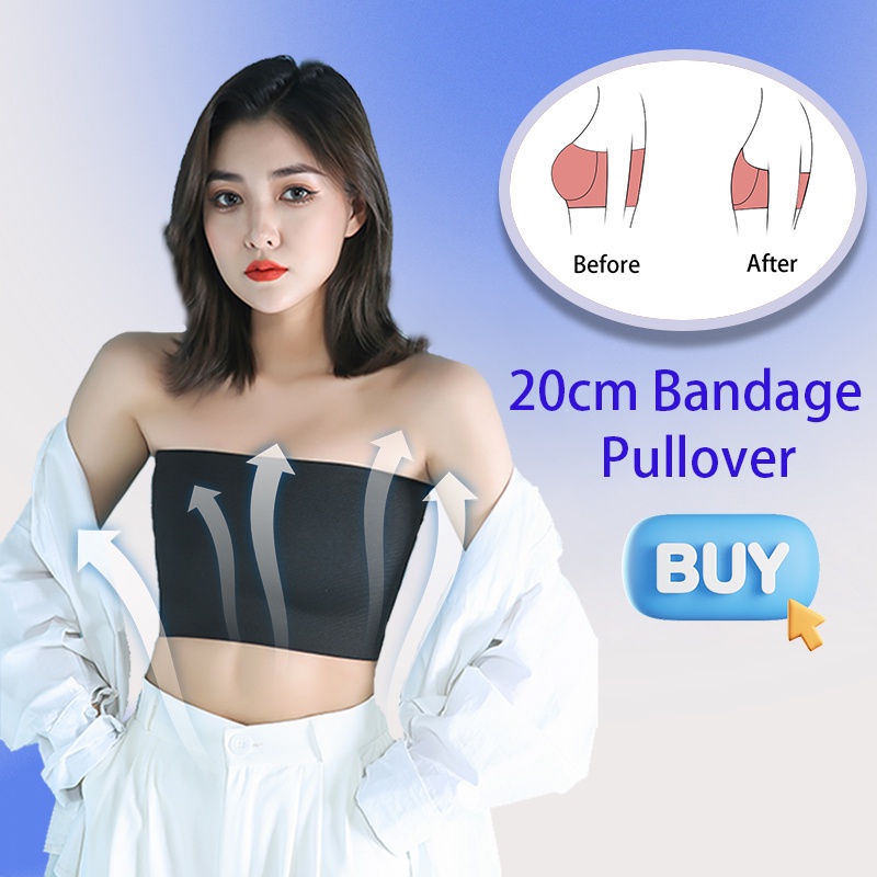 Pullover Tube 8 Inch Full Bandage Chest Binder Baju Melayu Budak Super